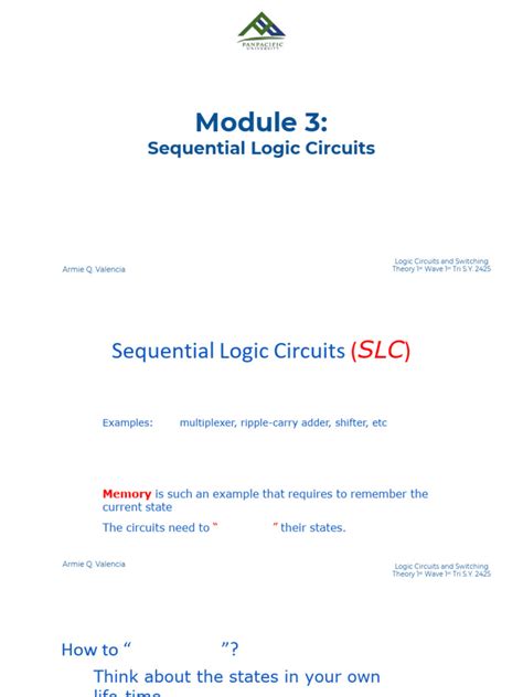 Module 3 Sequential Circuits Pdf Computer Engineering Electronics