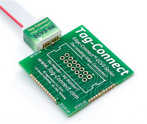 Ecv Mcp Udpi Pin Castellated Board Edge Connectors Tag Connect