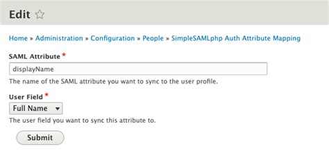 Simplesamlphp Custom Attribute Mapping