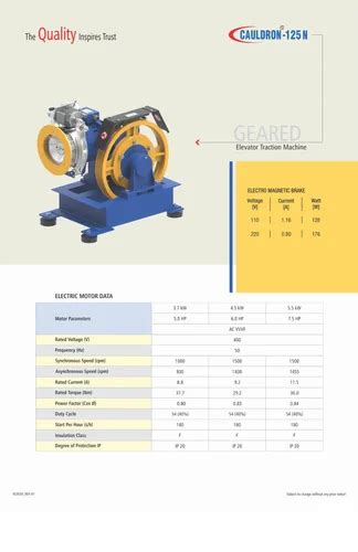 Sharp Elevator Machine At ₹ 79000piece Gearless Traction Lift In