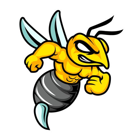 Bee Angry Mascot Logo Sport Logo 48216064 Vector Art At Vecteezy