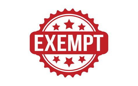 Red Exempt Rubber Stamp Seal Vector 23392745 Vector Art At Vecteezy