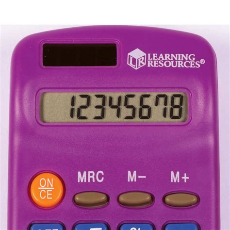 Rainbow Calculators And Storage Chart Set Of 30 Calculators Scantex