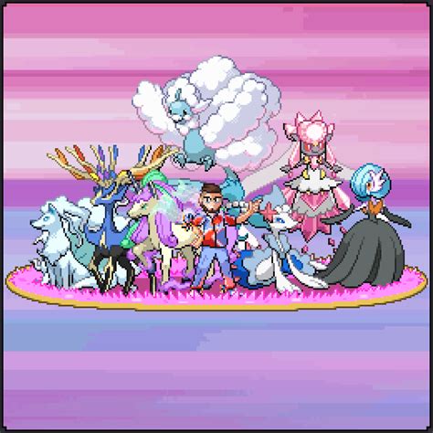 Pokemon Trainer Sprites X And Y Trainer Sprites Diamond Pearl By