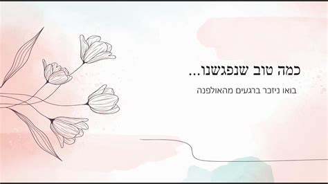 אולפנת צביה יצירתית סרטון מפגש בוגרות Youtube