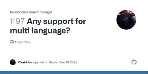 Any Support For Multi Language Issue Facebookresearch Nougat GitHub