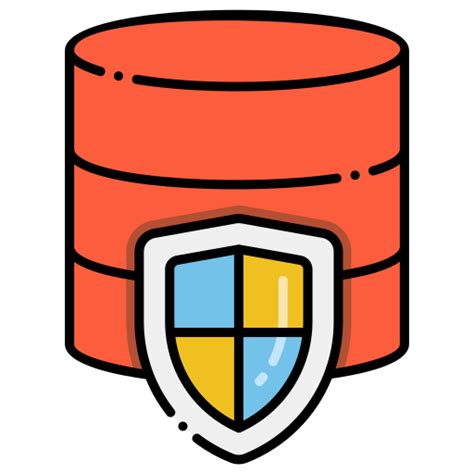 Data Security Flaticons Lineal Color Icon
