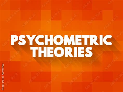 Psychometric Theories Are Based On A Model That Portrays Intelligence