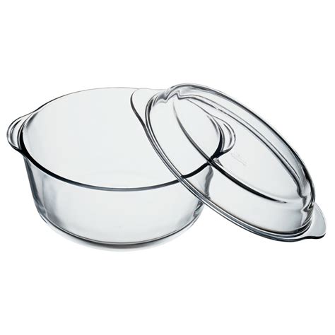 Pasabahce Glass Round Large Casserole Dish
