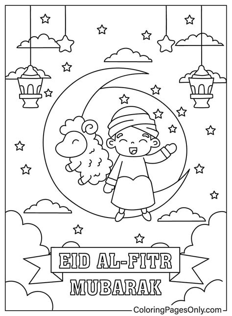 40 Eid Al Fitr Coloring Pages Free Printable Pdf  Png And Online