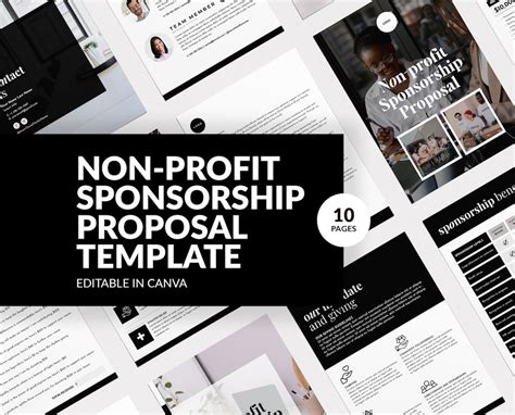 Non Profit Event Sponsorship Fundraising Package Event Sponsorship