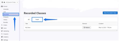 Overview Of A Recorded Class Learndesk