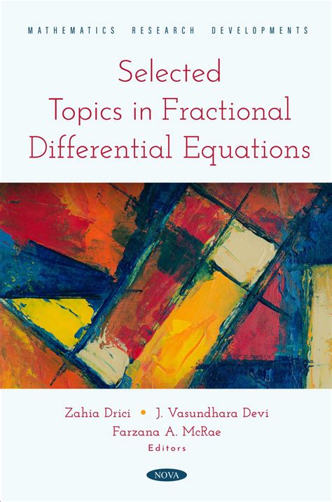 Selected Topics In Fractional Differential Equations Nova Science