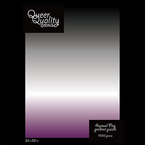 Asexual Flag Gradient Puzzle 1000pc