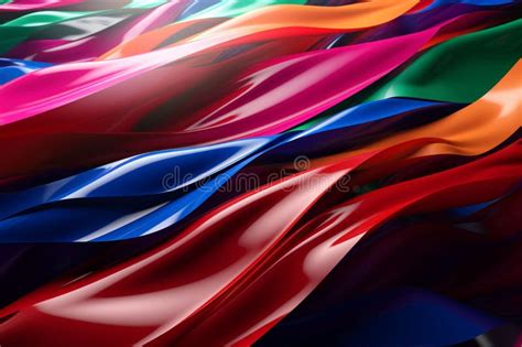Abstract Background With Intertwined Flags Of Stock Illustration
