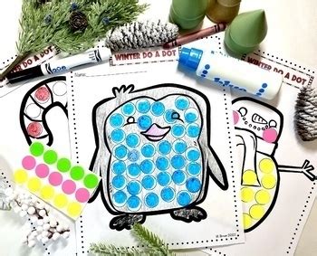 Winter Do A Dot Art Packet By Mnorganizingmom Tpt