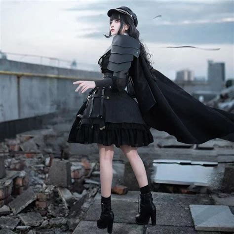 ゴスロリ通販 With U ゴシック ロリィタ チャイナ風 軍服 ミリロリ 鎧 衣装 かっこいい ミリタリー コスプレ ゴスロリ通販