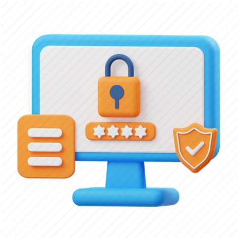 Password Security Protection 3d Illustration Download On Iconfinder