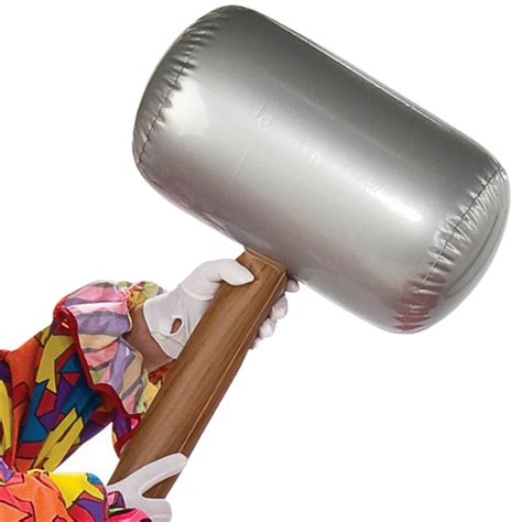 Big Inflatable Hammer Durable Plastic Blow Up Mallet Folding Inflatable