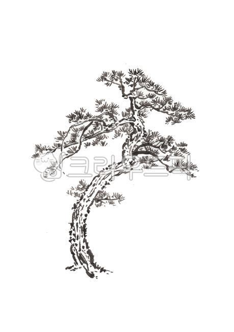 동양화 수묵화 나무 자연 먹그림 사진 이미지 일러스트 캘리그라피 See862작가