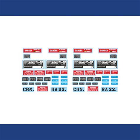 Bae Hawk Maintenance Nomenclature Ejection Seat Sticker Tailormadedecals