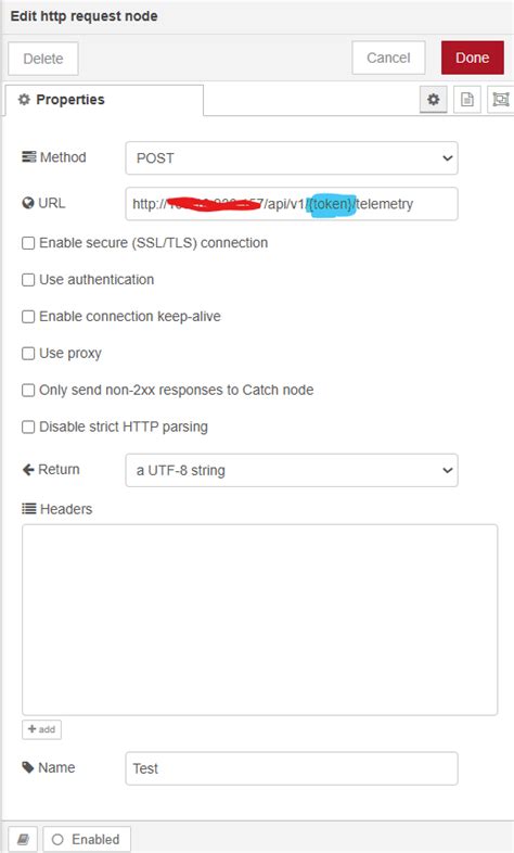 Write Token In Request Function Via Dashboard Dashboard Node