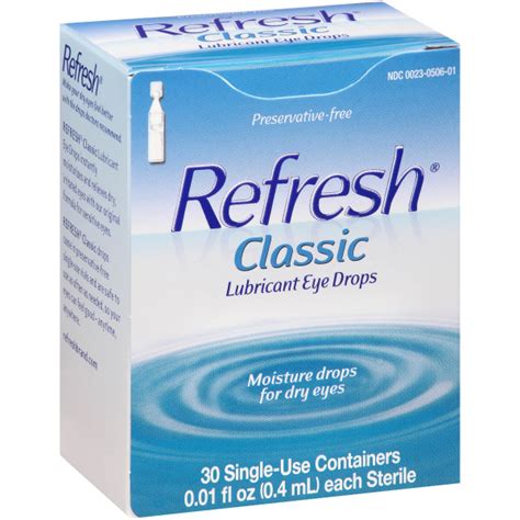 Refresh Classic Lubricant Eye Drops Single Use Containers 30 Ct By Refresh Wish