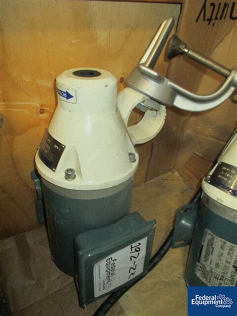 075 Hp Sharpe Agitator Model D 075vf Federal Equipment Company