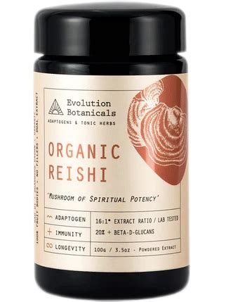 Evolution Botanicals Organic Reishi Sportys Warehouse