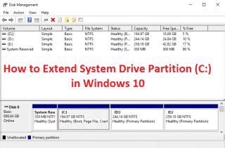 How To Extend System Drive Partition C In Windows TechCult