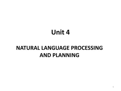 Artificial Intelligence Notes Unit 4 Pptx
