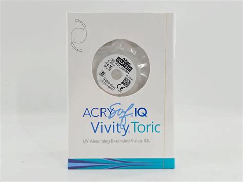 Alcon Dat315 145 Acrysof Iq Vivity Toric Uv Absorbing Extended Vision Primis Medical