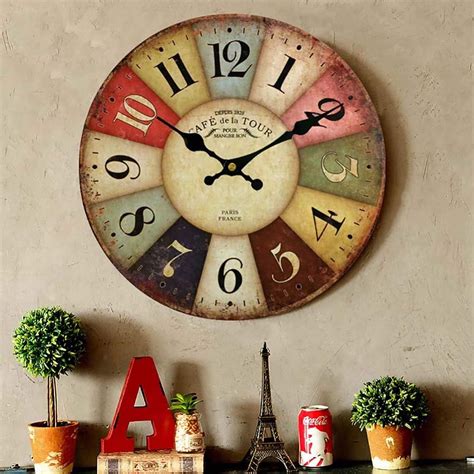 Retro Style Wall Clock