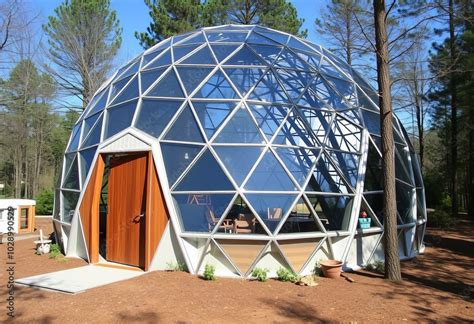 Geodesic Dome A Classic Geodesic Dome With A Sustainable Design Foto De