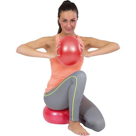 Gymnic Softgym Over Red Low Impact Training Ball 9 Inches Red Yoga