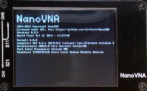 Nanovna、ファームウェアのバージョンアップ方法（022にバージョンアップ） Jh4vaj