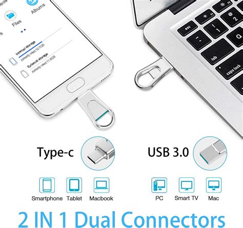 Metal Otg Dual Usb Flash Drive
