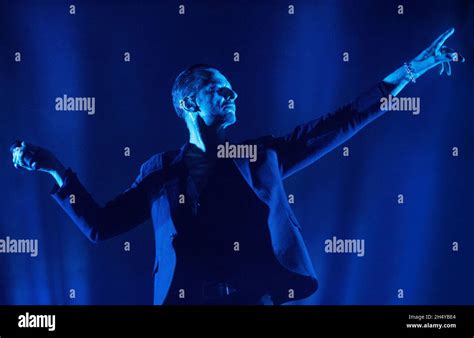 Dave Gahan Of Depeche Mode Performing Live On Stage At Arena Birmingham