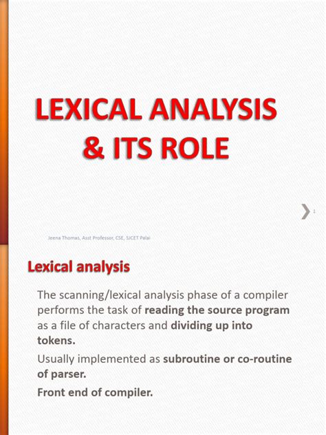 Lexicalanalysis 160516142825 Pdf Parsing Computer Programming
