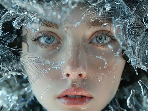 Fairypunk Art Margarita Kareva Art Robotic Beatiful Girl Face Ultra Hd 4k Art Ai Generated