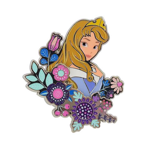 Aurora Blue Dress Floral Disney Pin Release At Dpb Store Disney Pins Blog