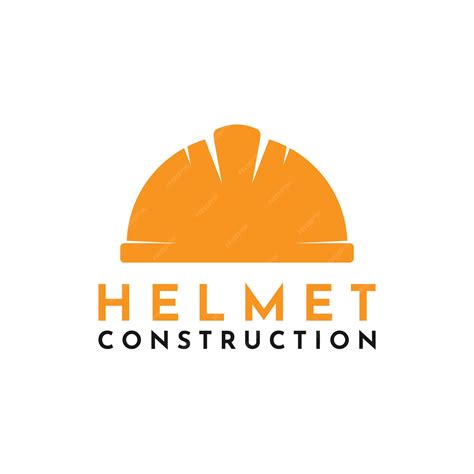 Premium Vector Helmet Construction Logo Design Template Helmet Icon
