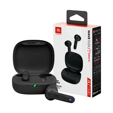 Fone de Ouvido JBL Wave Flex Sem Fio Bluetooth Recarregável Preto