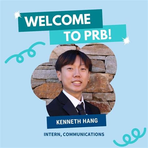 🎉 Welcome To Prb Kenneth Kenneth Hang Is Our New Communications Intern Working On Social