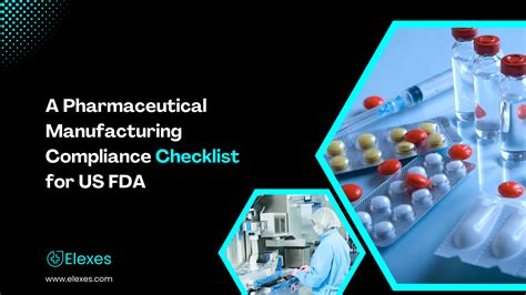 Fda Pharma Manufacturing Compliance Checklist Us