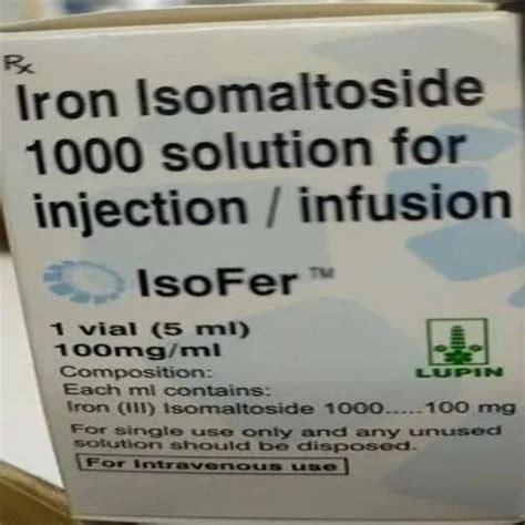 Isofer 500 Mg Inj Worldwide Delivery At ₹ 3000vial In Aurangabad Id