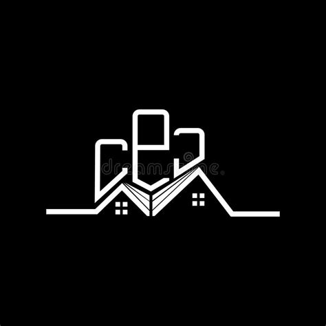 Cpj Real State Logo Design Cpj Simple And Modern Logo Cpj Stock Vector Illustration Of Icon