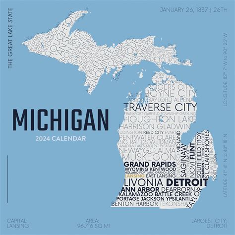 Michigan Geographical Map
