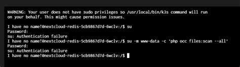 How Do I Get The Su Password Inside A Container Nextcloud Help