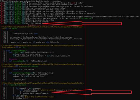 calledprocesserror when executing dbx delopy no package · issue